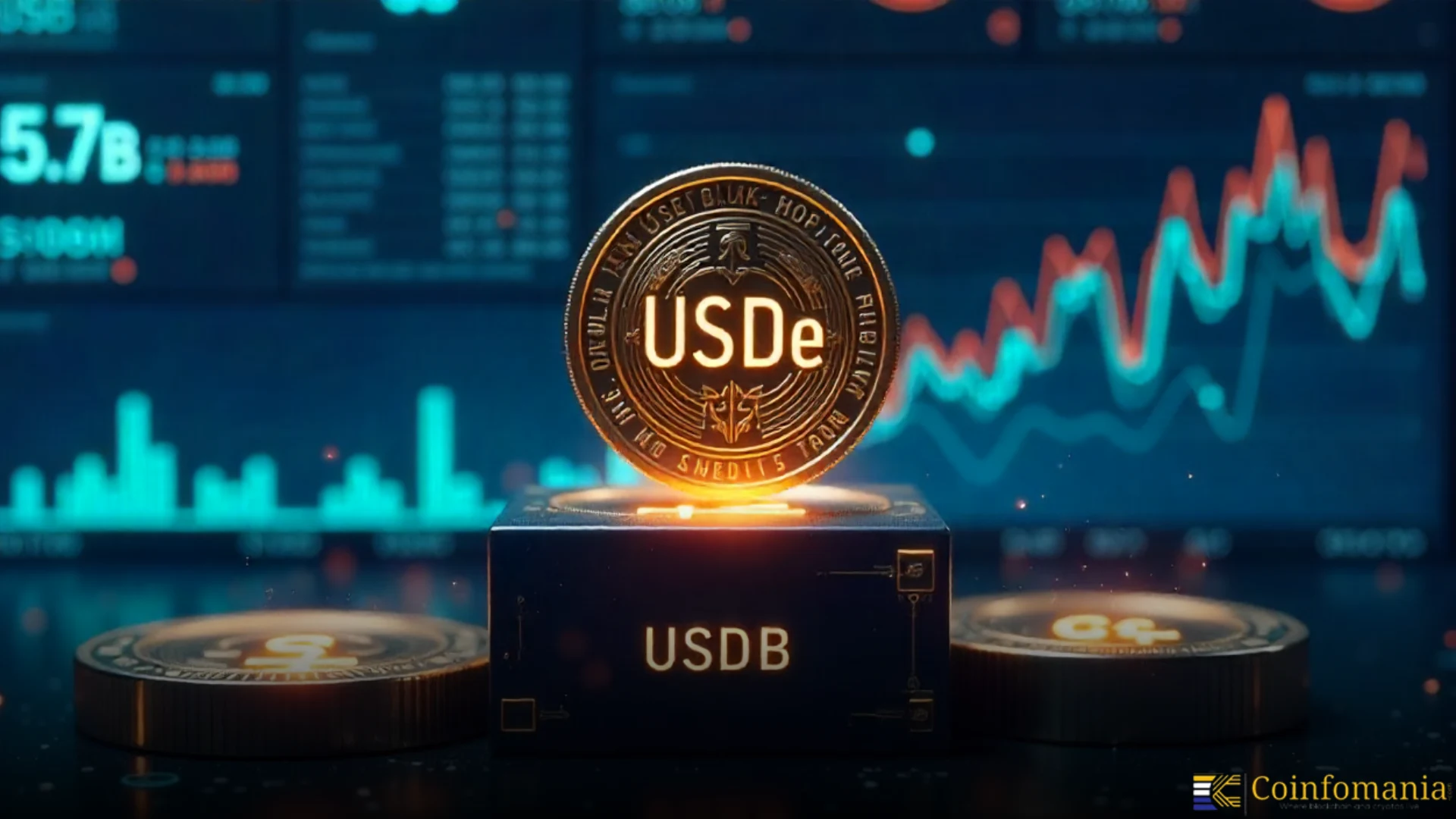 Ethena USDe Tops $5.7B, Ranks Third in Synthetic Dollars