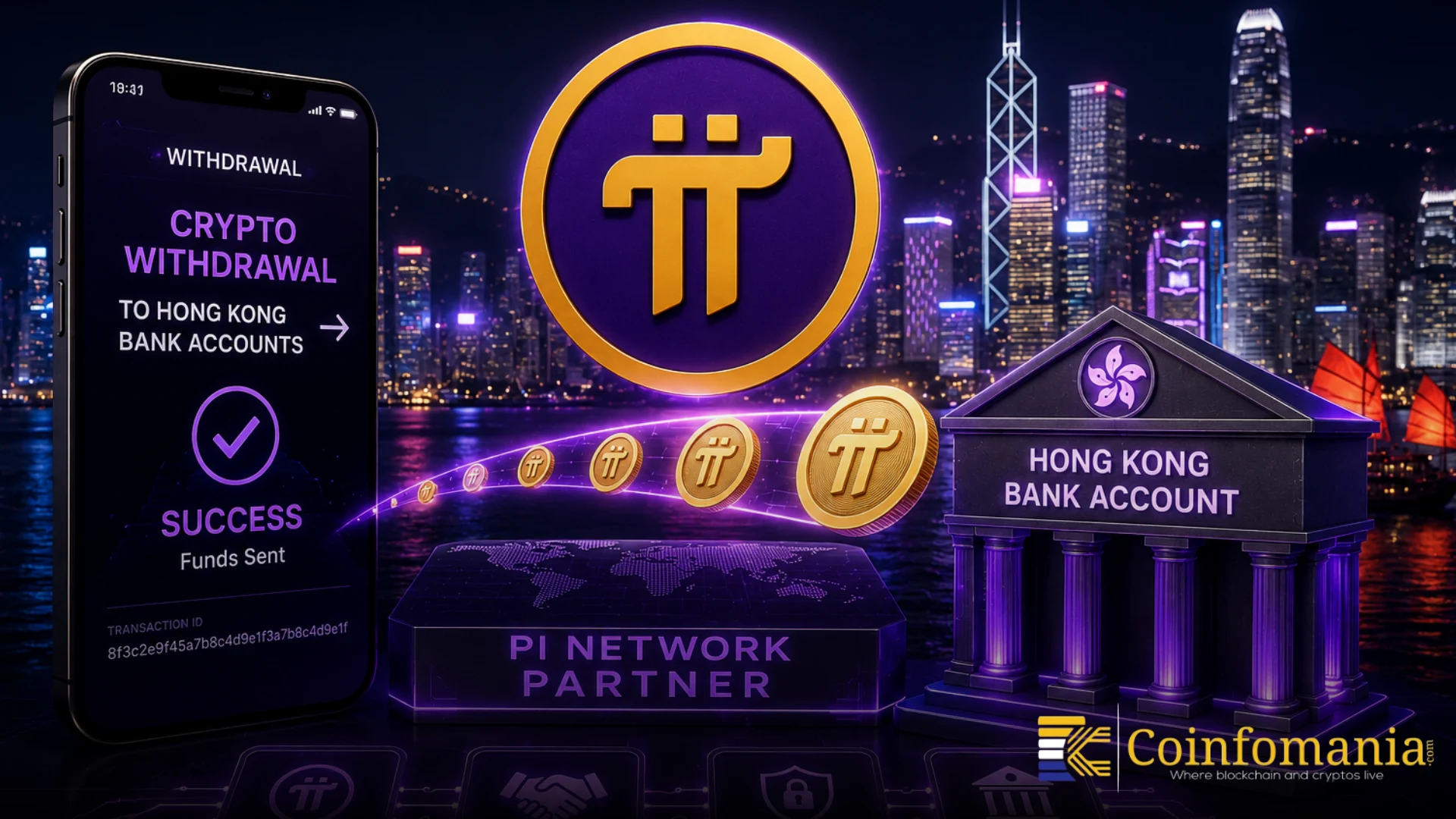 Pi Network Partner Launches Crypto Withdrawal to Hong Kong Bank Accounts