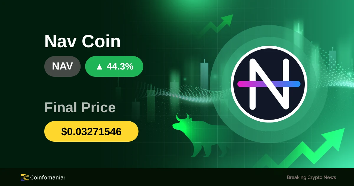 NAV Coin Soars 44.25% — Could This Signal a Trend Change?