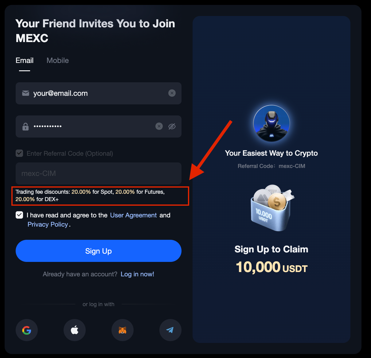 MEXC Referral Code – Up to $10,000 Sign-Up Bonus